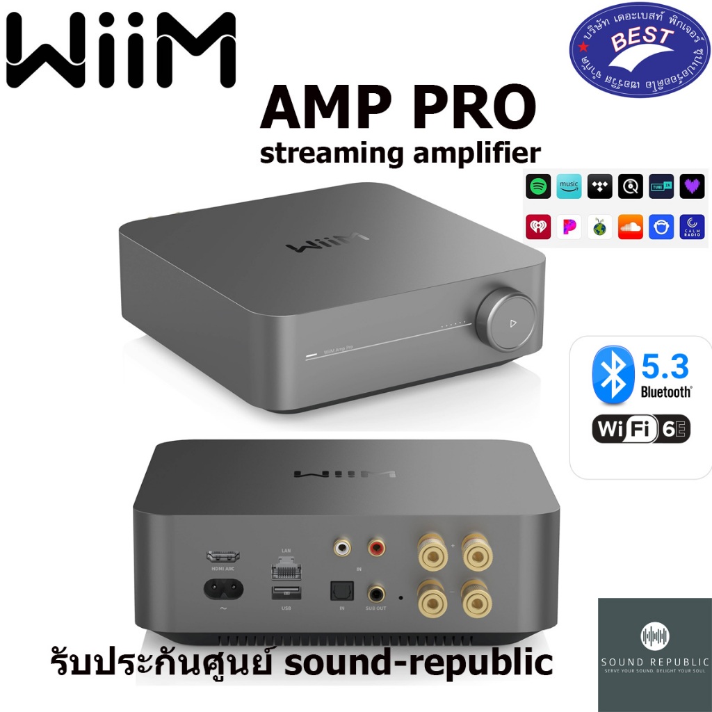 Wiim Amp Pro streaming amplifier | Shopee Thailand