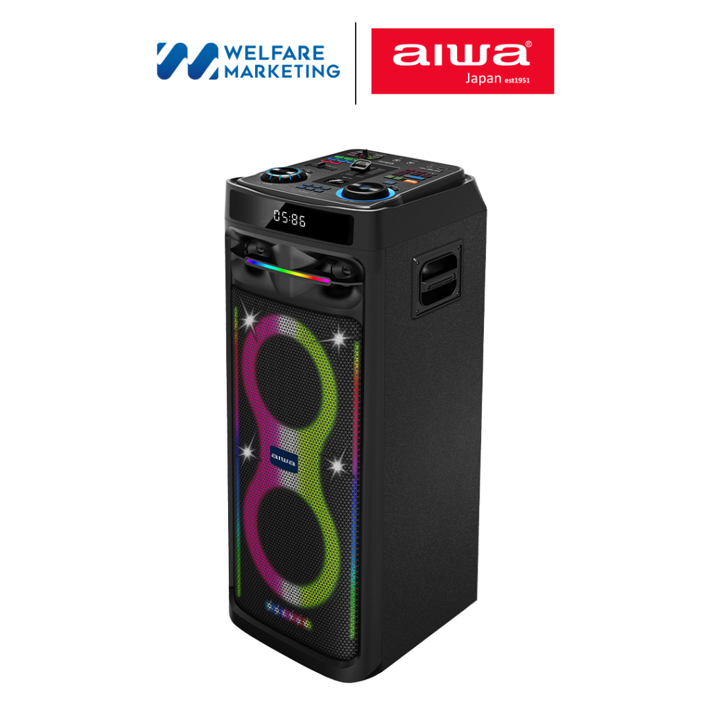 [ผ่อน 0%] AIWA AW-X8283DJ Party Speaker ลำโพงบลูทูธปาร์ตี้ | Shopee ...