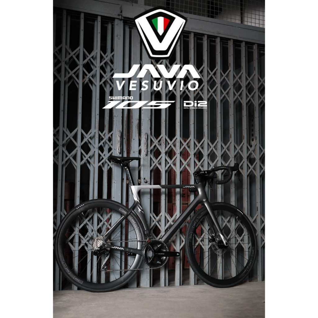 𝗝𝗔𝗩𝗔 𝗩𝗘𝗦𝗨𝗩𝗜𝗢 𝟭𝟬𝟱 𝗗𝗶𝟮 𝗥𝟳𝟭𝟳𝟬 เฟรมคาร์บอนทรง All Around สวยหรูดูดี | Shopee Thailand