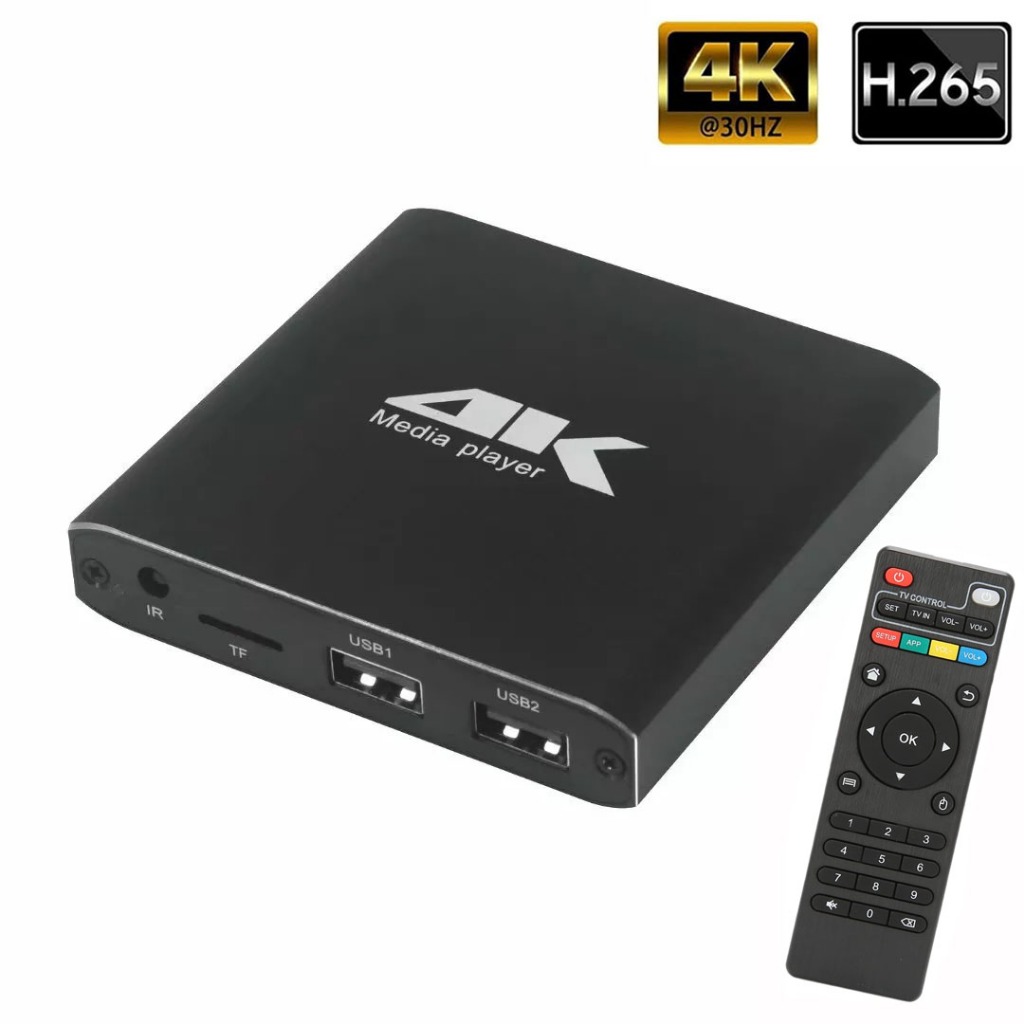 Mini 4K 265 Advertising Player Media Player Support TF Card USB Disk ...