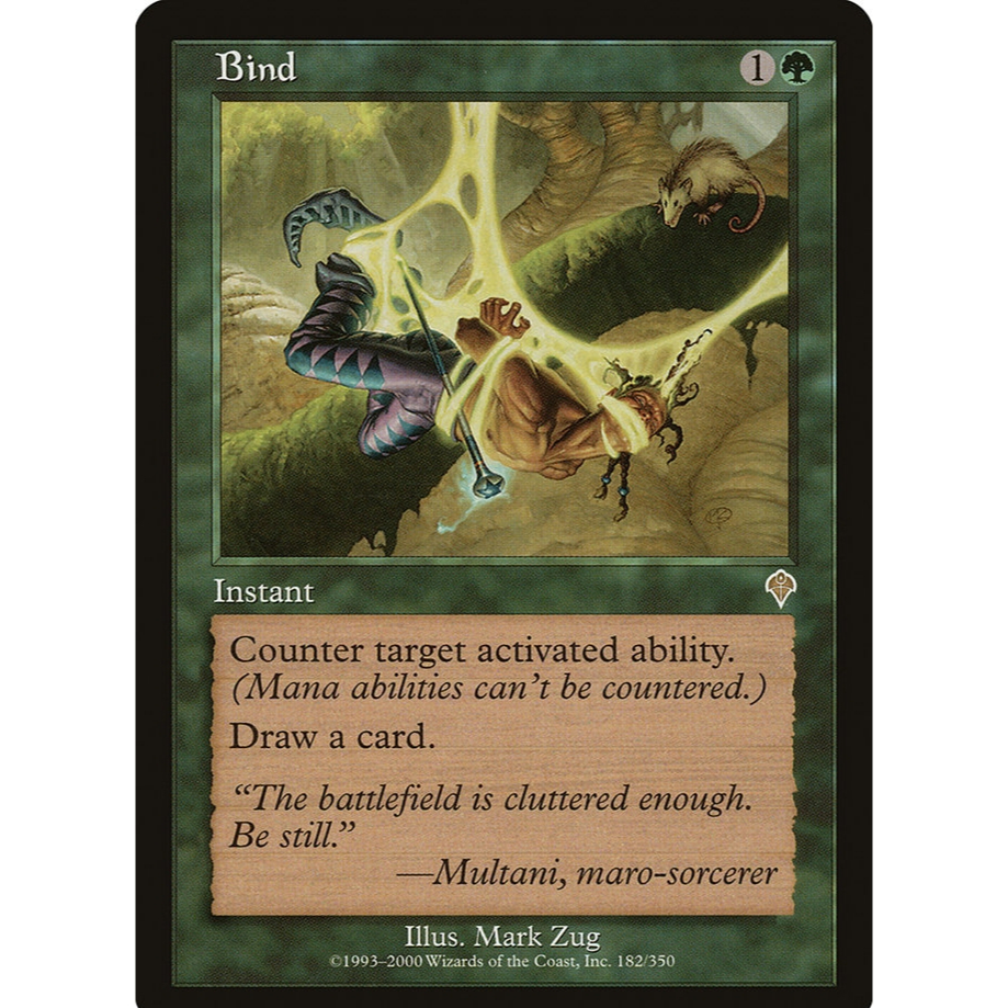 Bind INV Invasion การ์ด Magic the Gathering [MTG] ของแท้ | Shopee Thailand
