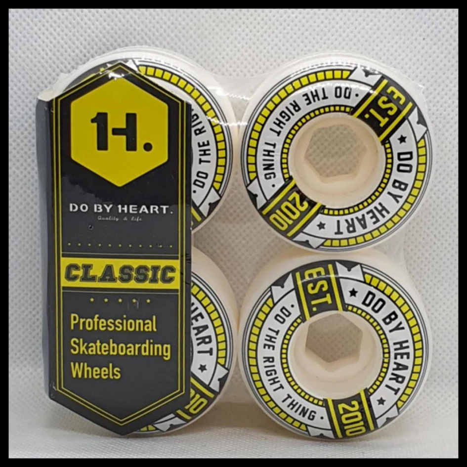 ล้อสเก็ตร์บอร์ด DBH - 52MM 100A White สีขาว Skateboard Wheels สินค้ามี ...