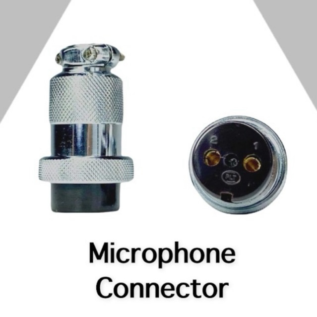 หัวต่อ 2 Pin Line Female Microphone Connector 10A DC 32V (แพ๊ค1ชิ้น ...