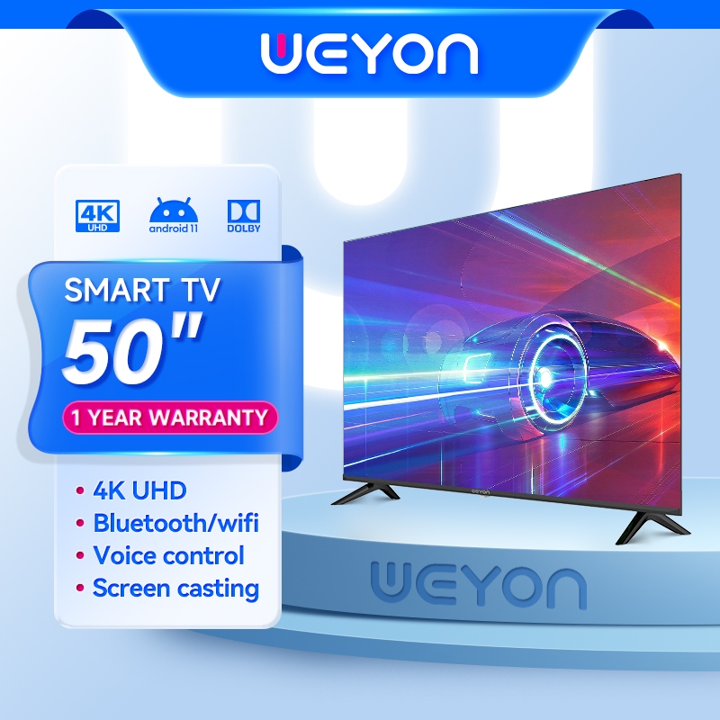 WEYON สมาร์ททีวี Android 50 นิ้ว LED Smart TV 4K YouTube/WiFi (รุ่น S ...