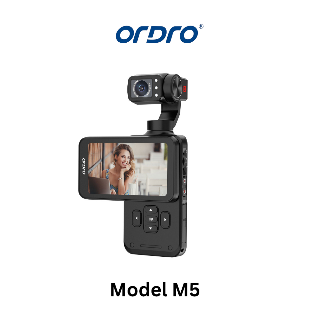 [พร้อมส่ง] ORDRO M5 Portable 3 - Axis Gimbal Camera - CMOS 5K/30fps ...