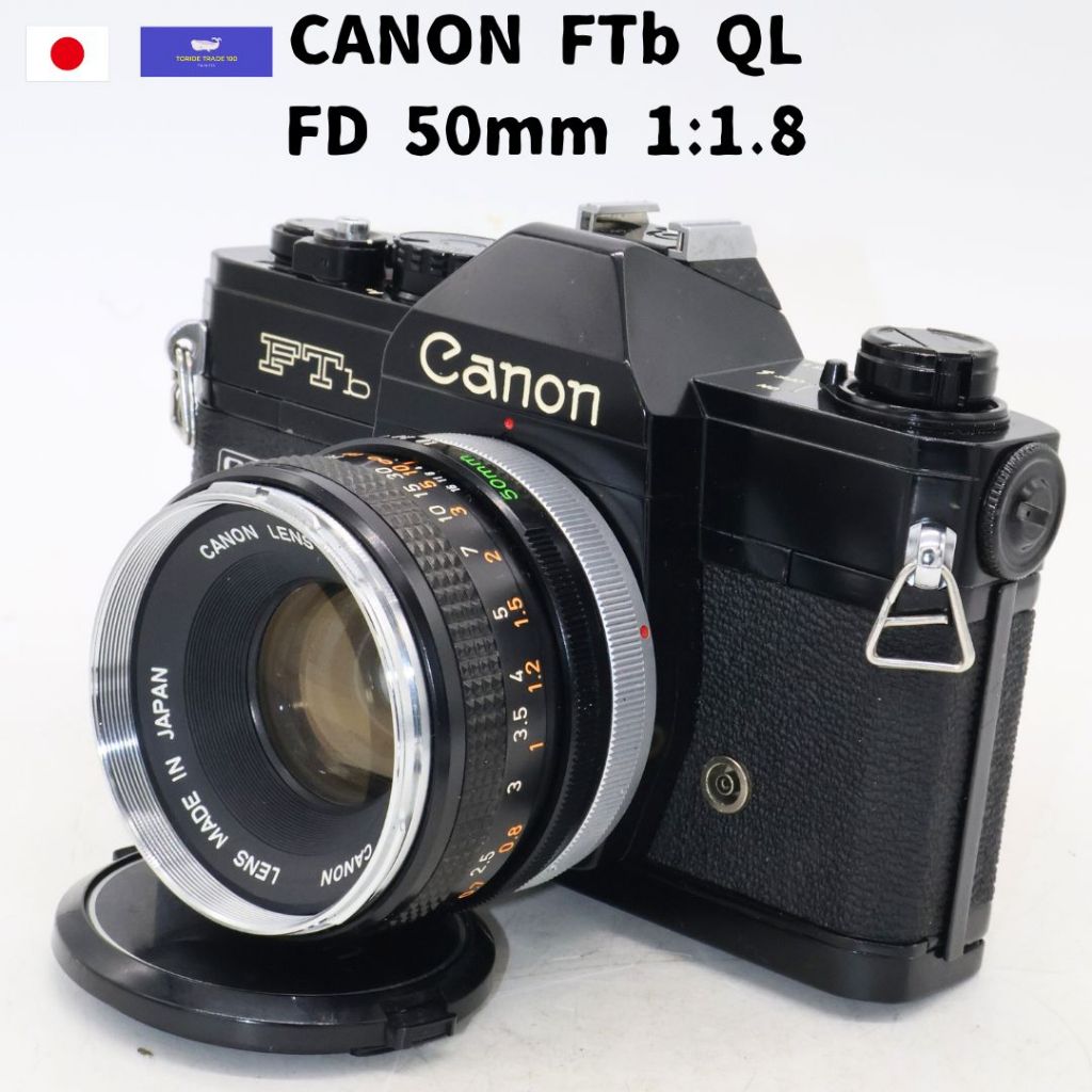 กล้องฟิล์ม SLR Canon FTb QL สีดํา 35 มม. + FD 50 มม. 1:1.8 จากญี่ปุ่น ...