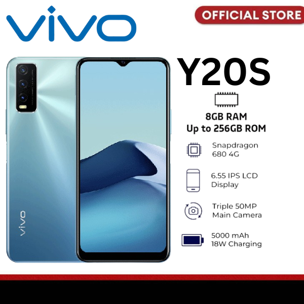 VIVO Y20s (8+256) | โทรศัพท์มือถือ วีโว่ แบต 5,000 mAh จอ 6.56 นิ้ว ...