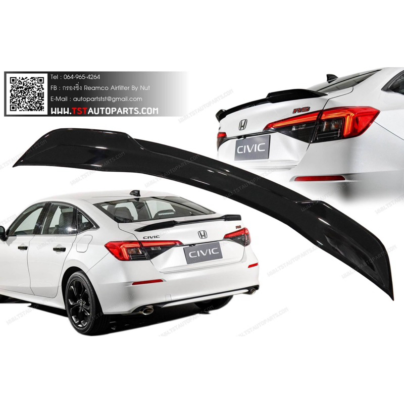 Spoiler ทรง RS Civic FE | Shopee Thailand