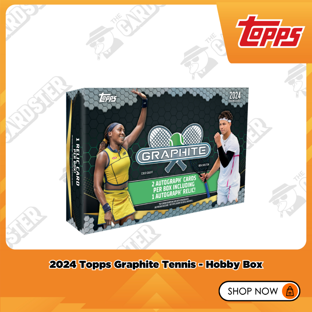 [พร้อมส่ง!!] 2024 Topps Graphite Tennis - Hobby Box กล่องน้องใหม่เทนนิส ...