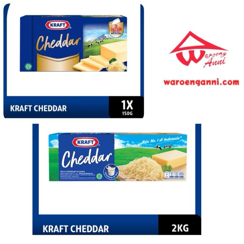 Indonesia Kraft Cheddar Cheese 150 gram & 2 Kg | Shopee Thailand
