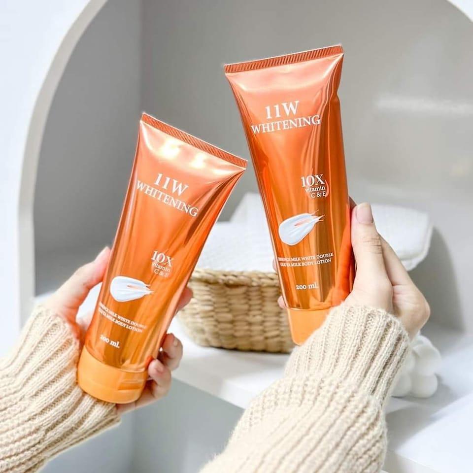 (1หลอด) 11W WHITENING โลชั่น บำรุงผิวกาย (ขนาด200ml.) | Shopee Thailand