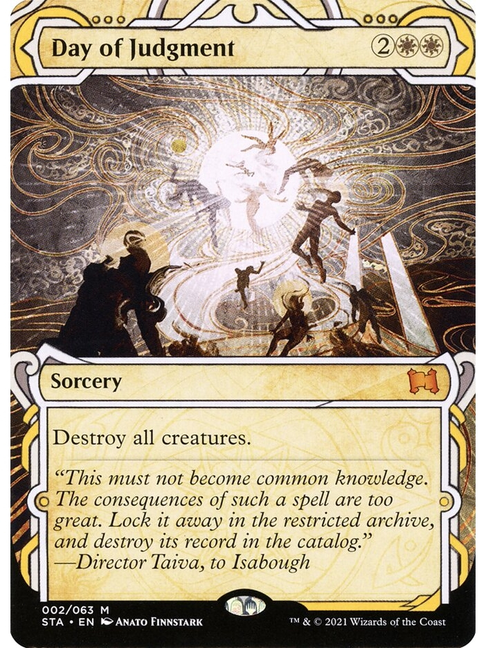 Day of Judgment [Etched] STA Strixhaven Mystical Archive การ์ด Magic ...