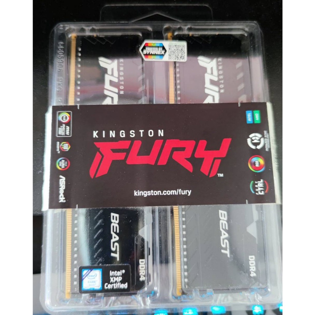 KINGSTON FURY BEAST DDR4 RGB 16GB (8GBx2) 3200MHz | Shopee Thailand