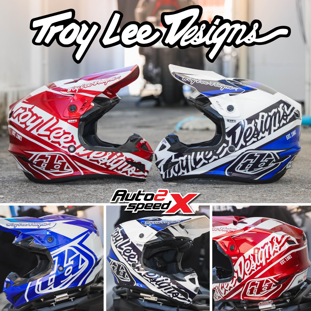 หมวกกันน็อค TROY LEE DESIGNS รุ่น GP สไตล์วิบาก เอ็นดูโร | Shopee Thailand