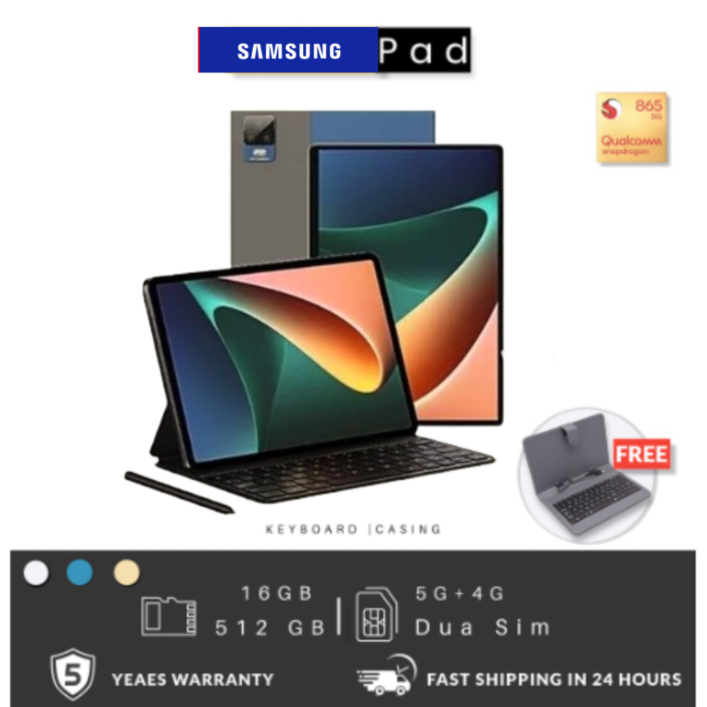 Samsung Galaxy Tablet {16GB RAM + 512GB ROM} Smart Tablet Android ...