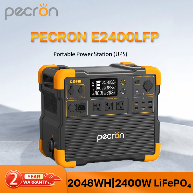 PECRON E2400LFP Portable Power Station 2400W 2048Wh | Shopee Thailand