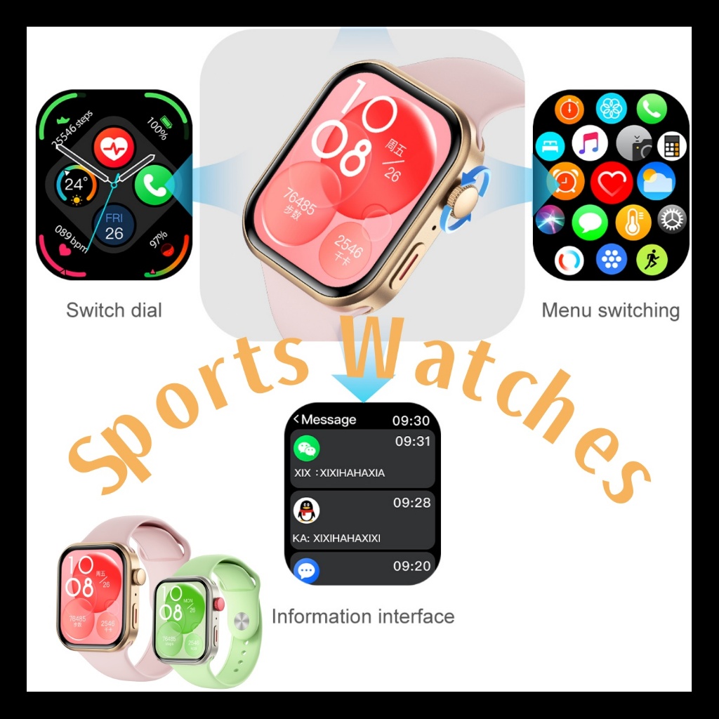 Z03 PRO smart watch เชื่อมต่อโทรศัพท์ รองรับแจ้งเตือน โหมดกีฬา USB ...