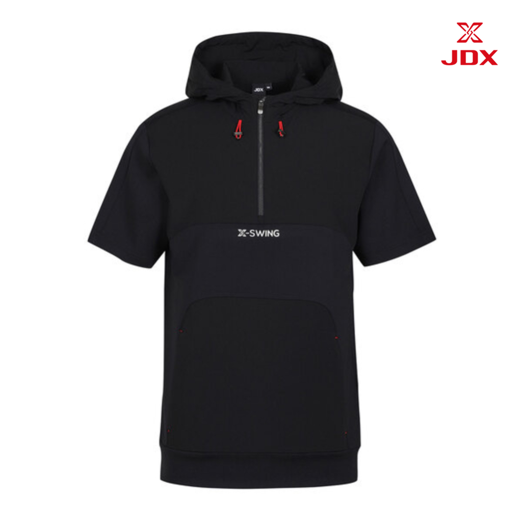 JDX Golf เสื้อชายสีดำมีฮู้ด | Shopee Thailand