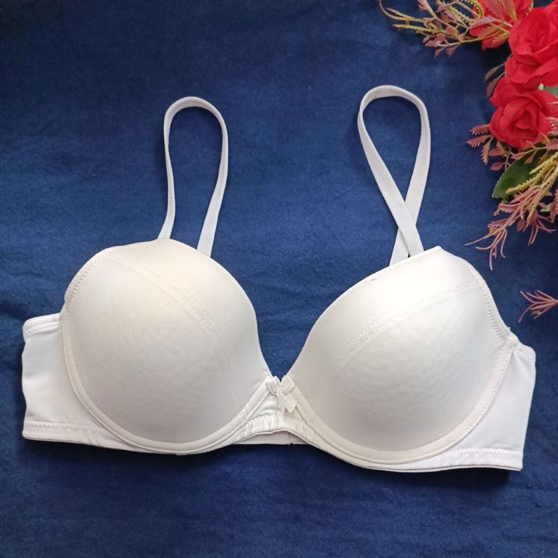 เสื้อชั้นใน Wacoal ไซส์ C75/34C มือ2 มีโครง ไม่เสริมฟองน้ำ คลีนแล้ว สภาพดี (D2_F) | Shopee Thailand