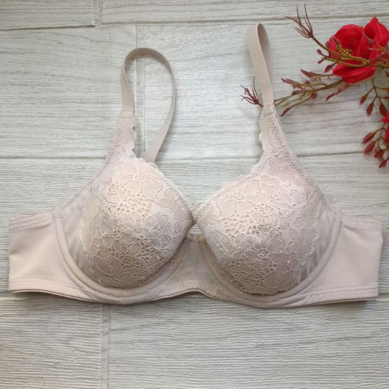 เสื้อชั้นใน Wacoal มือ2 ไซส์ B70/32B มีโครง ไม่เสริมฟองน้ำ ผ่านคลีนแล้วค่ะ (D16_F) | Shopee Thailand