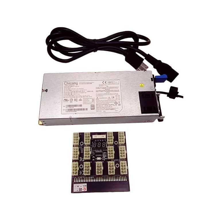 PSU SERVER 1600W Platinum - ตัวจ่ายไฟสำหรับการ์ดจอและ ASIC L3+ (มือสอง ...