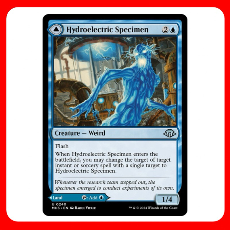 [MTG] Hydroelectric Specimen [MH3] [BLUE] [UNCOM] [NORMAL] [ENG] (การ์ด ...