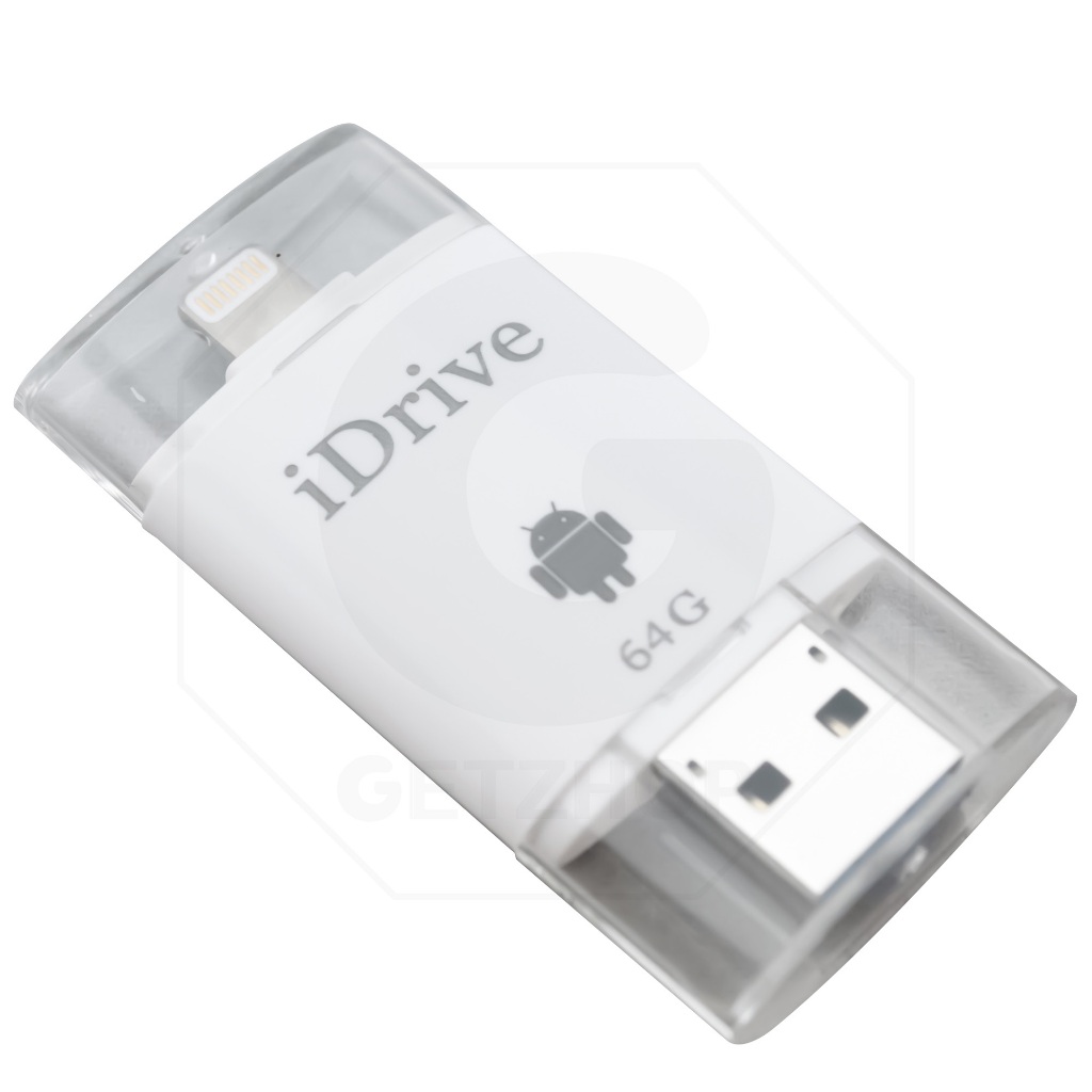 iDrive/iReader แฟลชไดรฟ์ เชื่อมต่อ บันทึกข้อมูล (iPod,iPhone,iPad) 64GB (สีขาว) | Shopee Thailand
