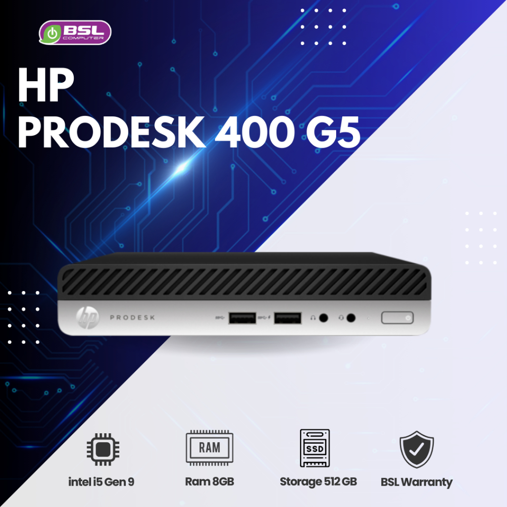 USED Computer HP ProDesk 400G5 usff mini PC i5 GEN 9 คอมมือสอง คอมจิ๋ว ...