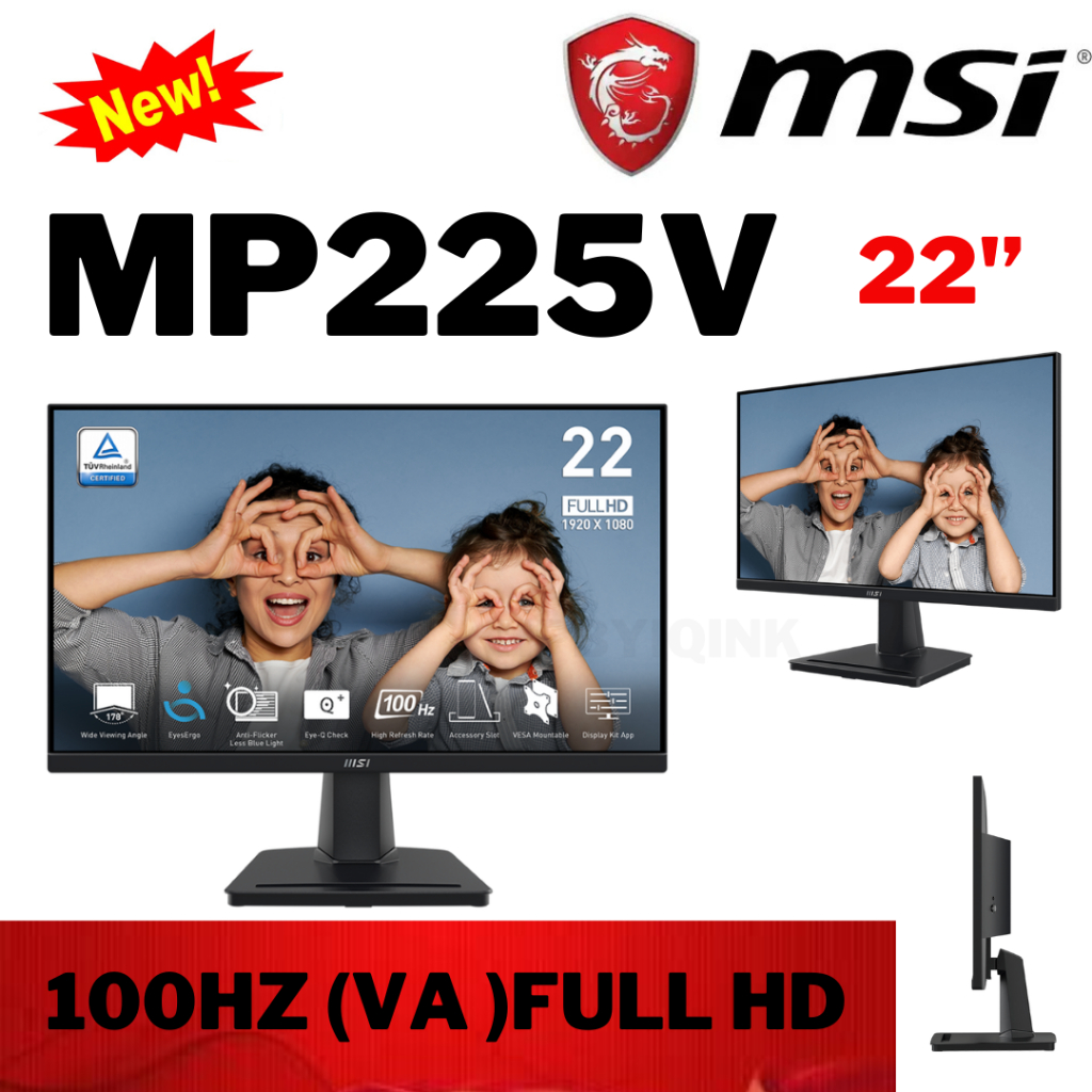 MONITOR MSI (จอมอนิเตอร์)PRO MP225V 100HZ FULL HD VA | Shopee Thailand