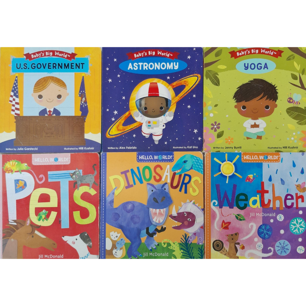 7-13 Baby's Big World, Hello World Board Book หนังสือมือสอง บอร์ดบุ๊ค ...