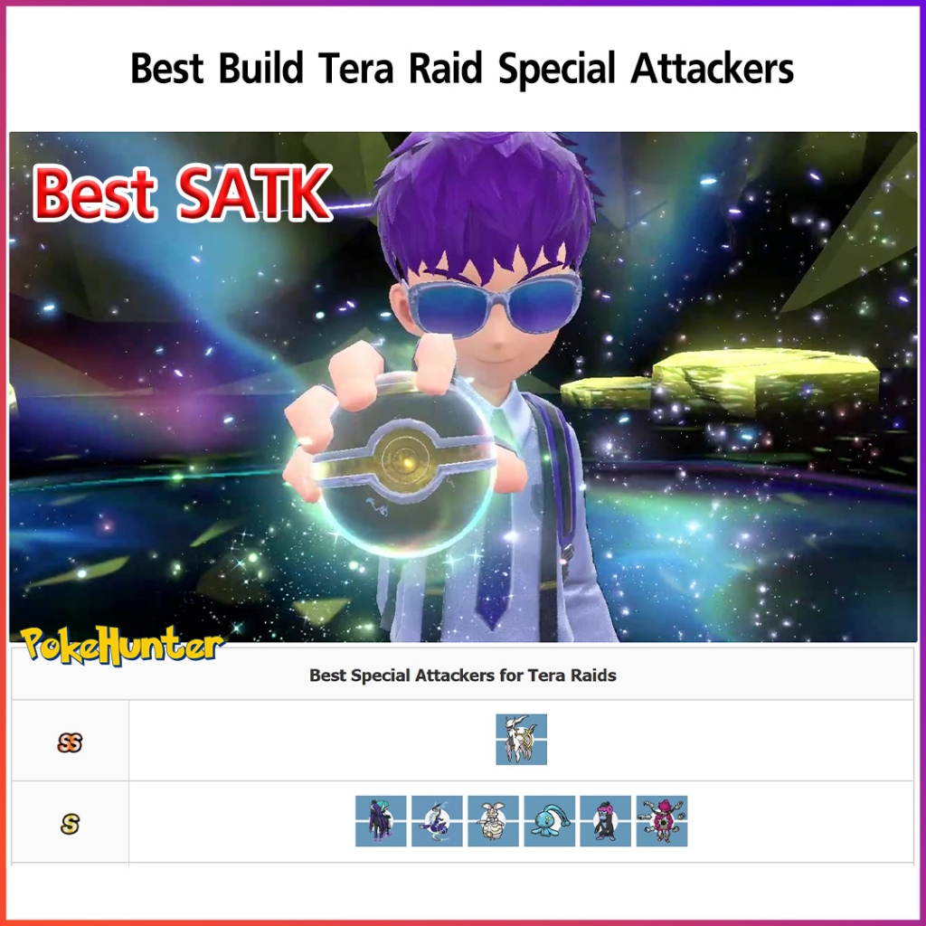Pokemon Scarlet & Violet Best Build Tera Raid *Special Attackers ...
