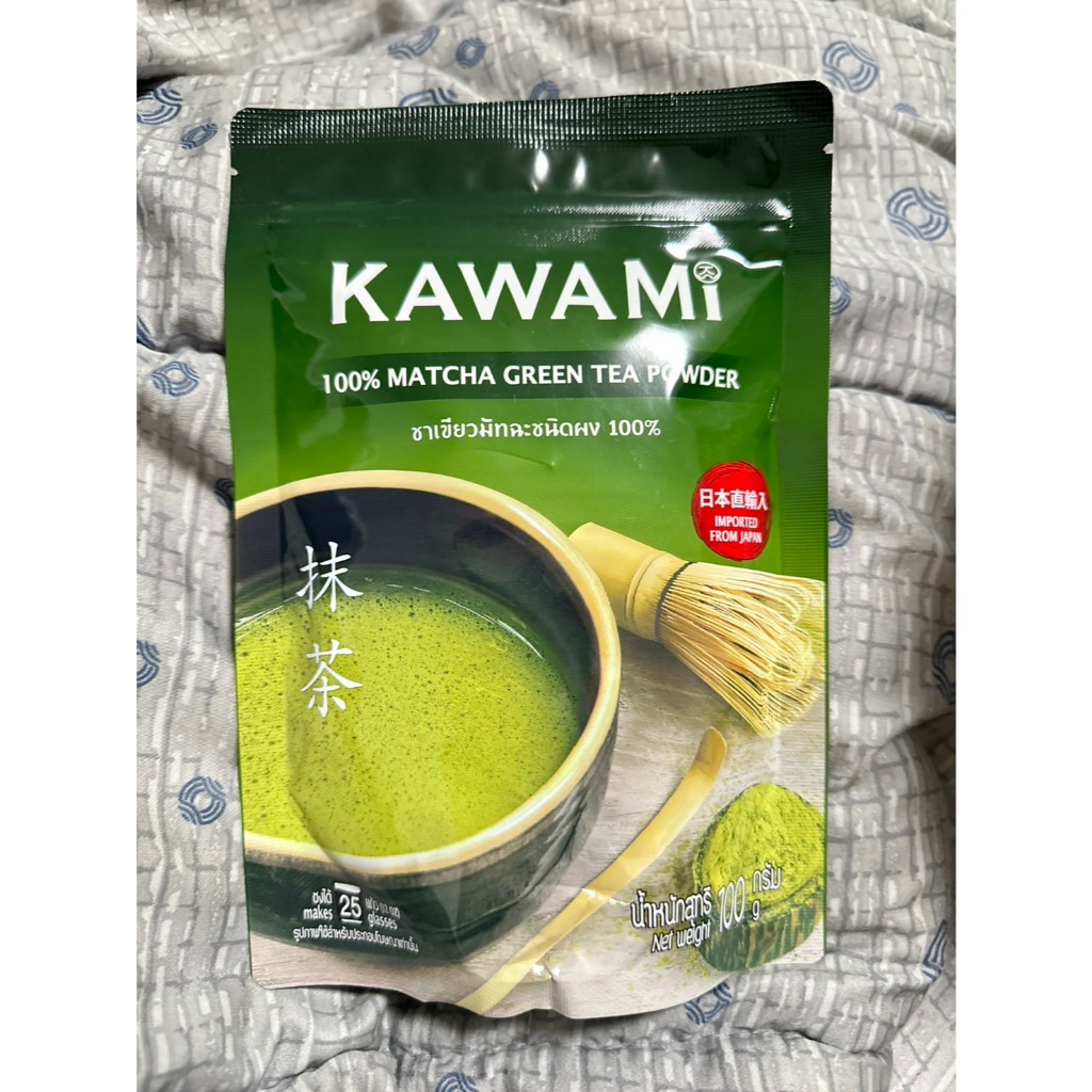 คาวามิมัทฉะ 100% ขนาด 100 กรัม. ชาเขียวมัทฉะชนิดผง KAWAMI Matcha Powder ...