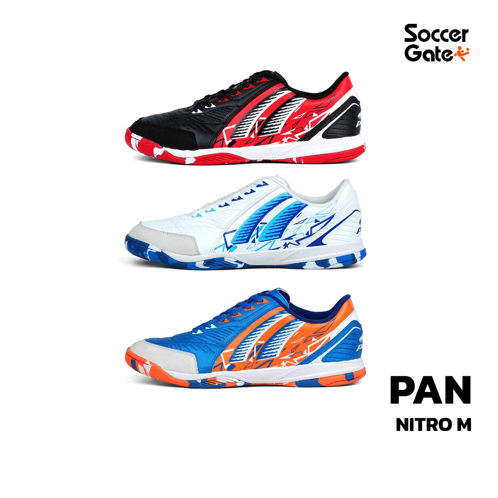PAN รุ่น NITRO M รองเท้าฟุตซอลของแท้ [โค้ด SOC500JAN ลดสูงสุด 500 เมื่อ ...