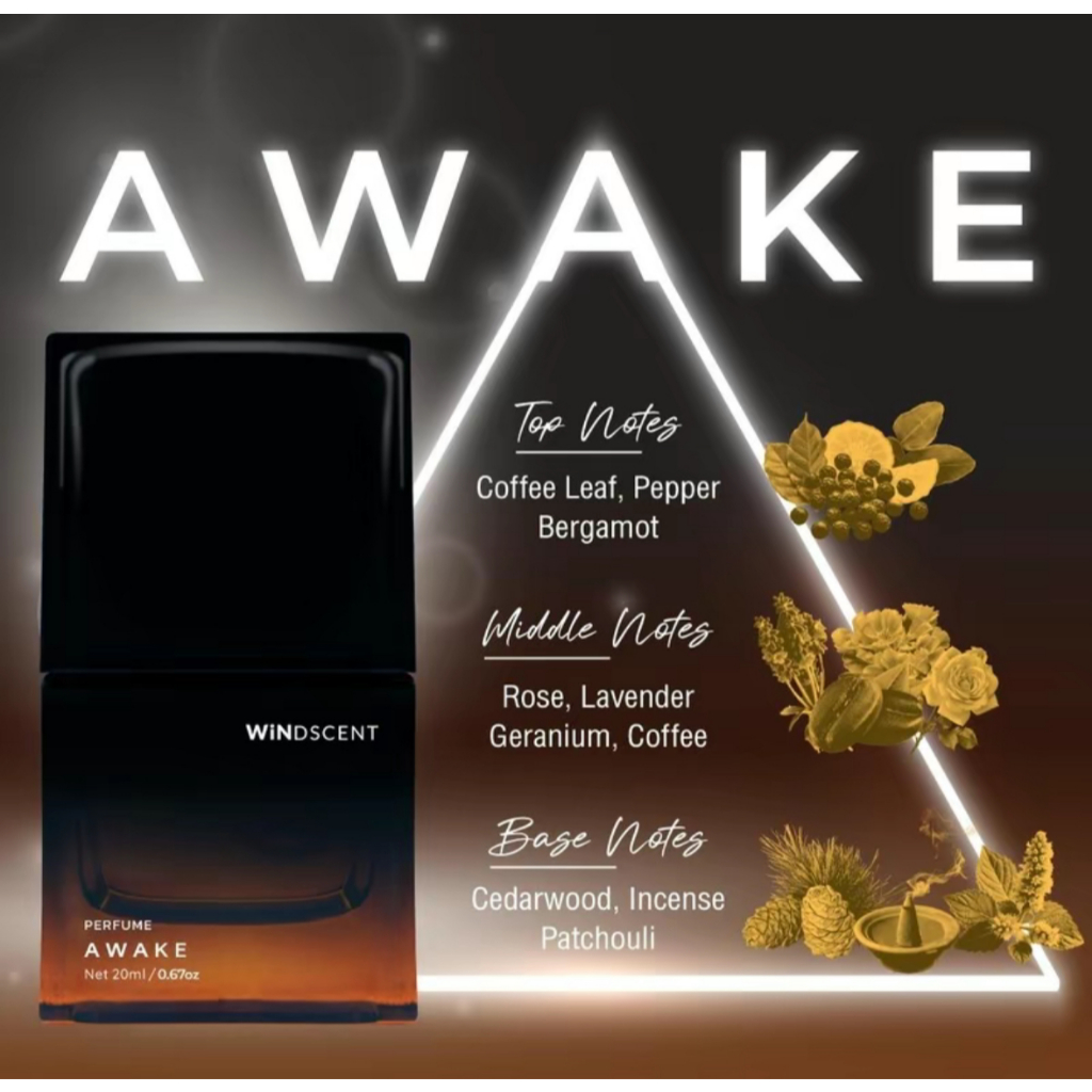 น้ำหอม WINDSCENT กลิ่นใหม่ AWAKE unisex ( 20 ml.) | Shopee Thailand