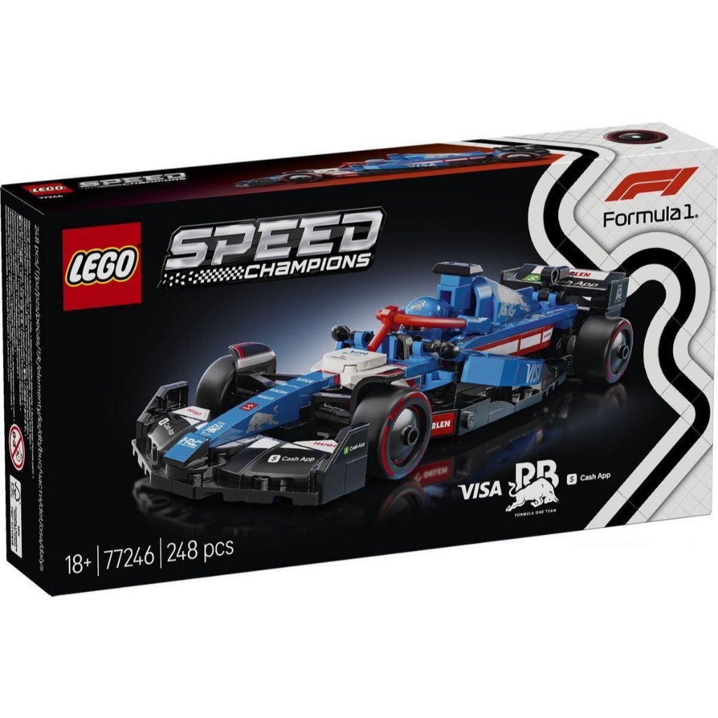Lego Speed Champion 77246 Visa Cash App RB VCARB 01 F1® Race Car ...