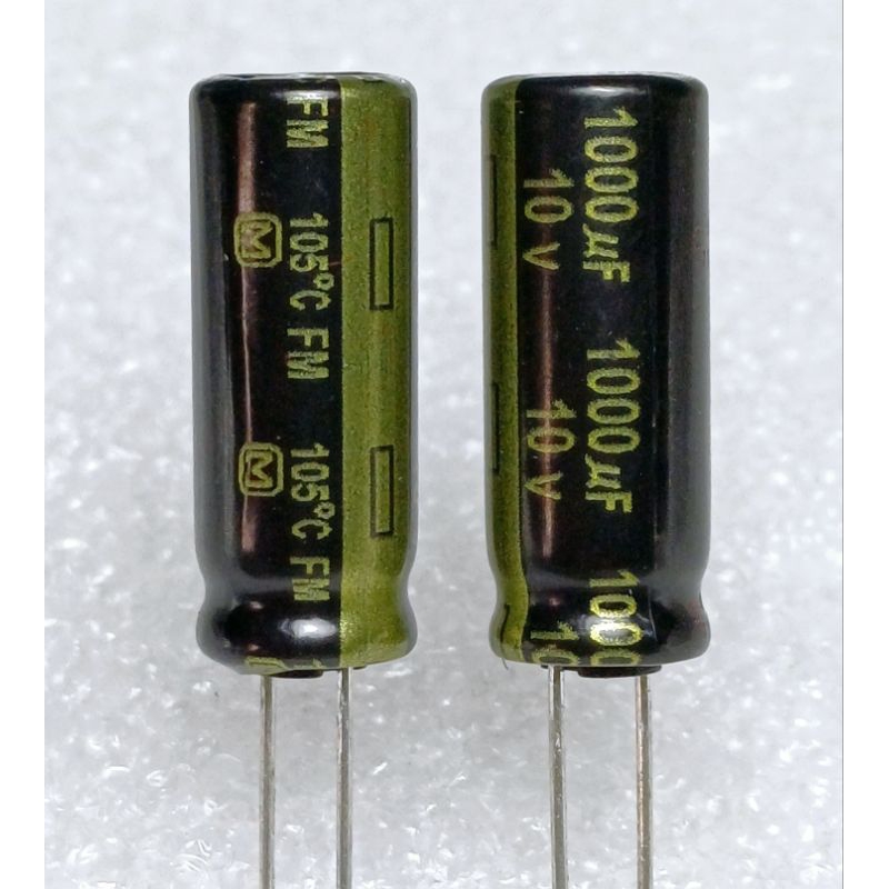 Panasonic FM 1000uf 10v capacitor ตัวเก็บประจุ คาปาซิเตอร์ | Shopee ...
