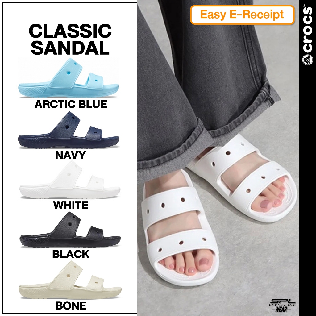 Crocs รองเท้าแตะ รองเท้าลำลอง CR UX Classic Crocs 206761-410 / 206761 ...