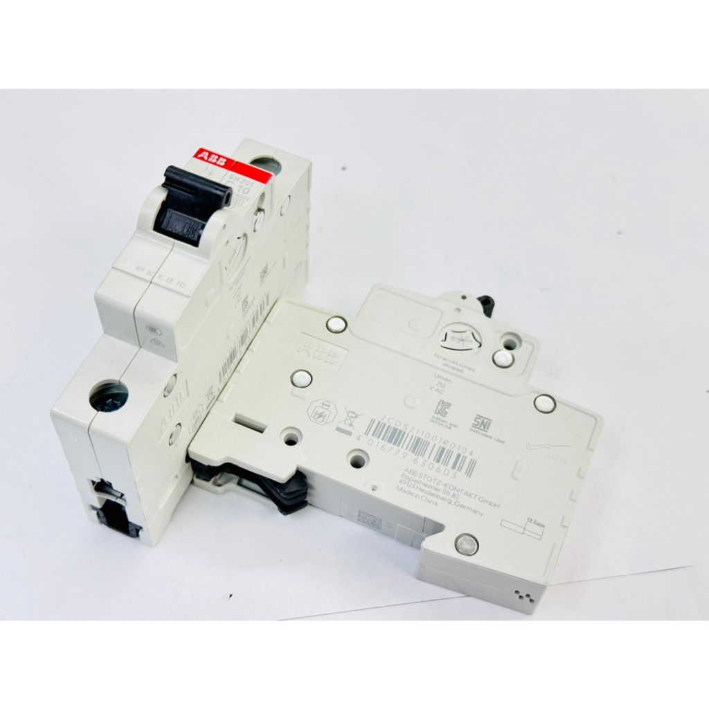 เบรคเกอร์ลูกย่อย MCB ABB 6kA 1P ติดรางได้ SH201 | Shopee Thailand