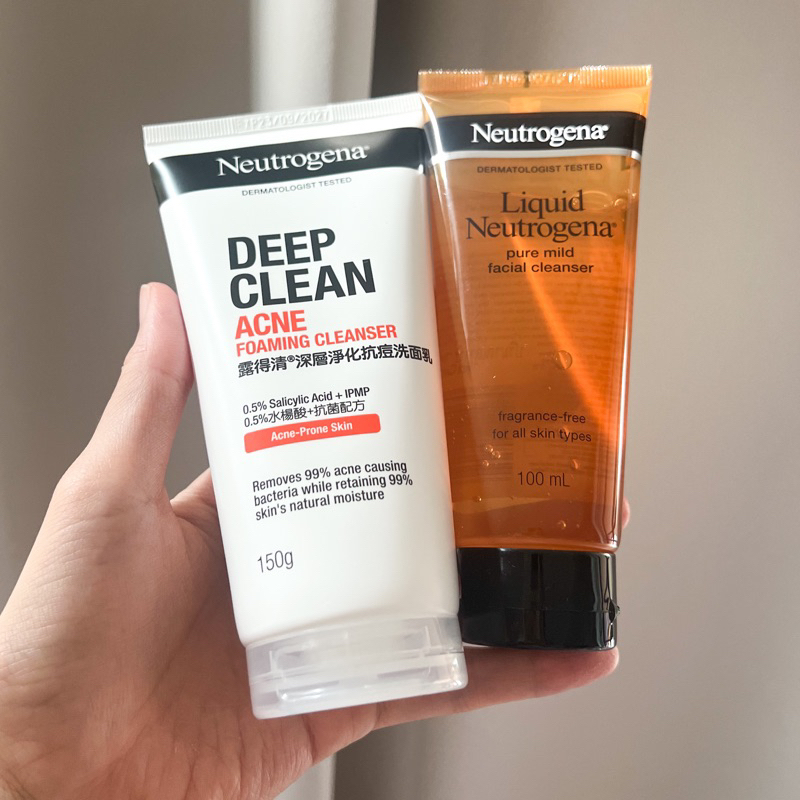 โฟมล้างหน้า Neutrogena deep clean acne foaming cleanser ลดสิว คุมมัน ...