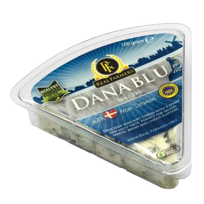 Real Farmer Dana Blu Cheese 100g - บลูชีสตรา (เรียลฟาร์มเมอร์) ขนาด 100 ...