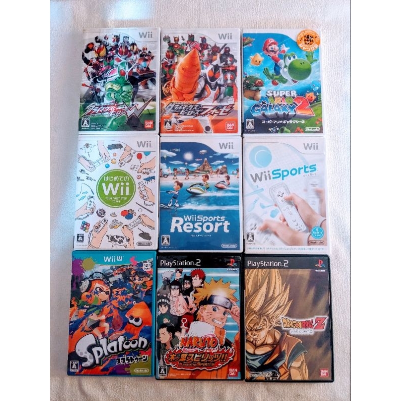แผ่นเกม Wii WiiU DS PS2 โซนญี่ปุ่น | Shopee Thailand