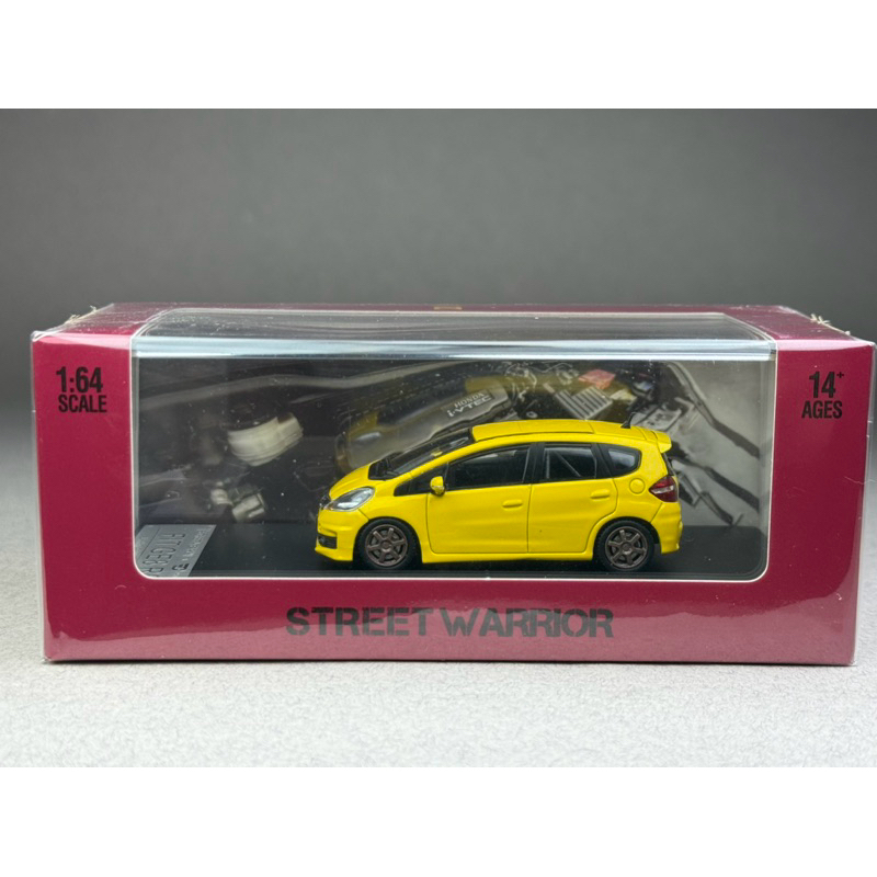 🔹HONDA JAZZ GE8 RS second-generation Fit diecast model : Yellow Scale 1 ...