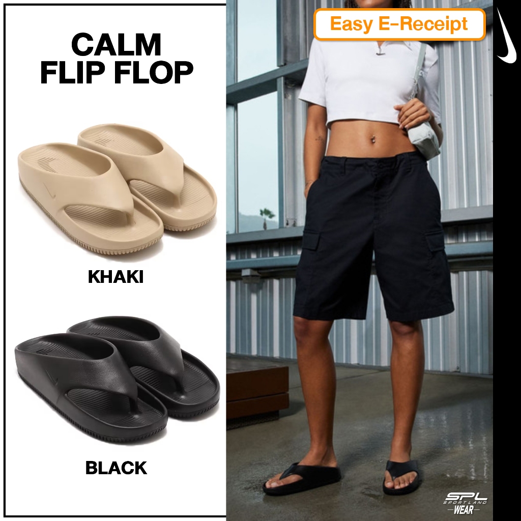 Nike Collection ไนกี้ รองเท้าแตะ รองเท้าลำลอง UX Calm Flip Flop FD4119 ...