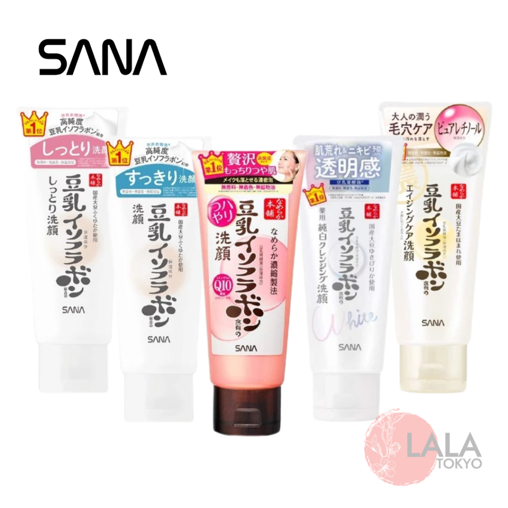 SANA Nameraka Honpo Cleansing Foamโฟมเต้าหู้ น้ำนมถั่วเหลือง ขนาด 150 กรัม มีให้เลือกหลายสูตร ...