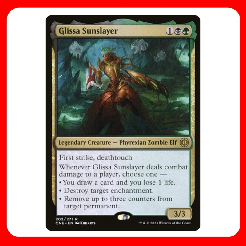 [MTG] Glissa Sunslayer [ONE] [MULTI] [RARE] [NORMAL] [ENG] (การ์ดเมจิค ...