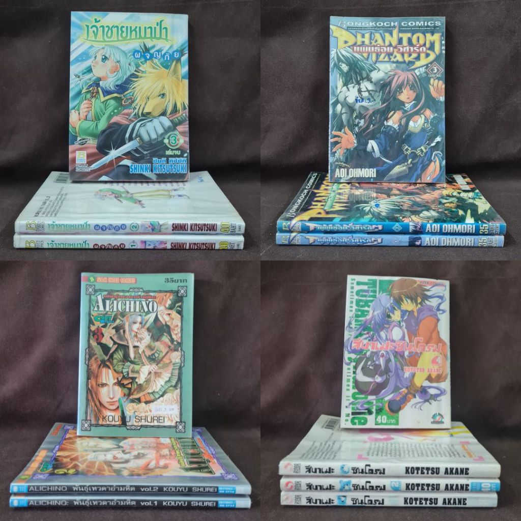 การ์ตูนญี่ปุ่น มังงะ เจ้าชายหมาป่าผจญภัย, Phantom Wizard, Alichino ...