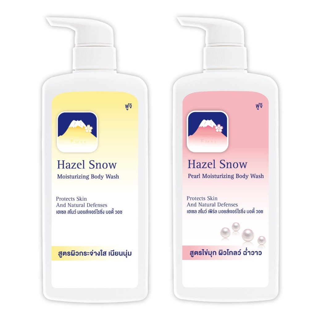 ครีมอาบน้ำภูเขาฟูจิ FUJI HAZEL SNOW , SNOW PEARL MOISTURIZING BODY WASH ...