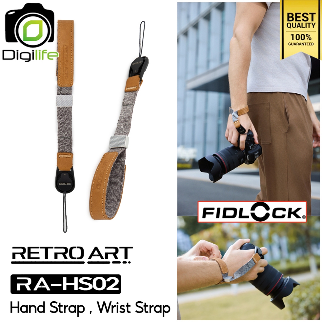 Retro Art Strap รุ่น RA-HS02 - FIDLOCK - For Camera สายคล้องข้อมือ สายคล้องกล้อง / Digilife ...