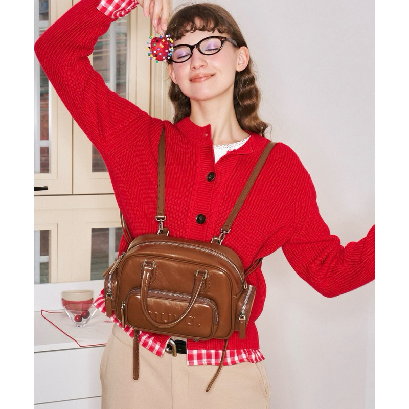 (ส่งจากไทย) MUVA - Mini Boxy กระเป๋าที่ถือได้ 3 แบบ ด้วยมือ, สะพาย และ ...