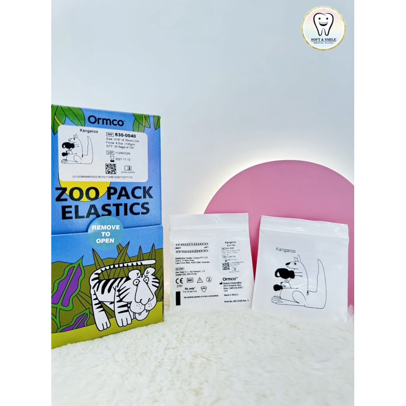 ยางดึงฟัน ยางเกี่ยวฟัน สำหรับคนจัดฟัน ยี่ห้อ Ormco เหนียว ไม่ขาดง่าย | Shopee Thailand